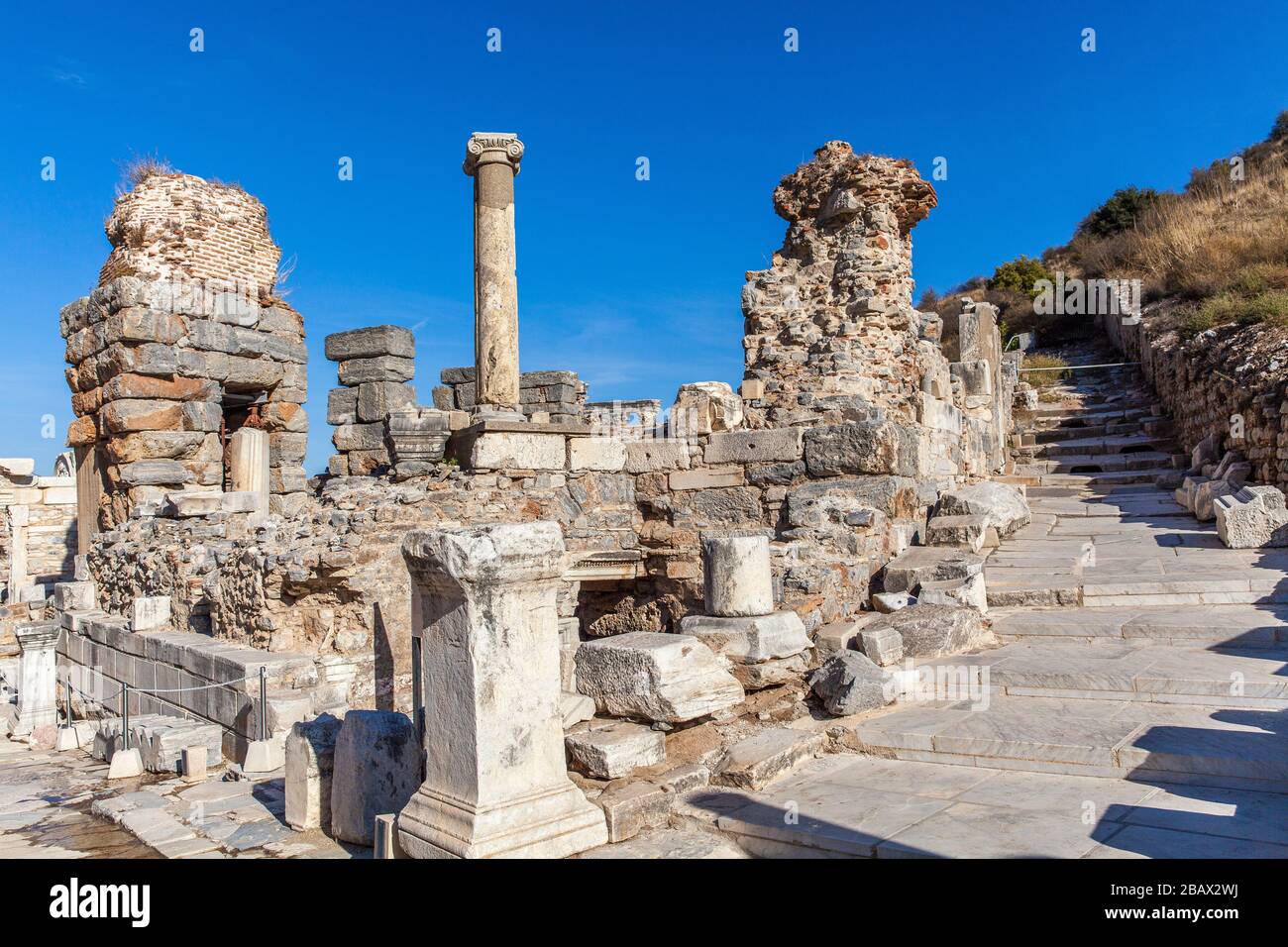 The ruins of the ancient city of Ephesus in Turkey Stock Photo - Alamy