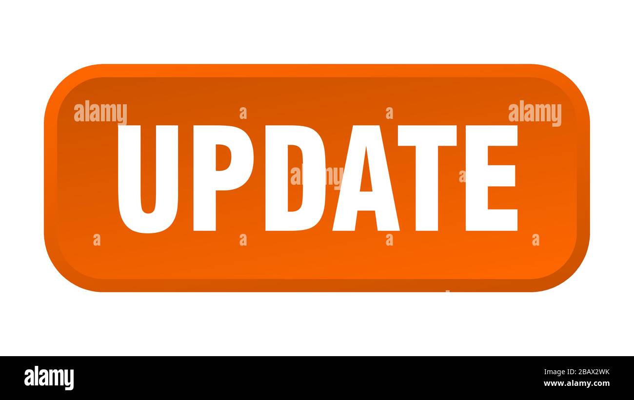 update button. update square 3d push button Stock Vector Image & Art ...