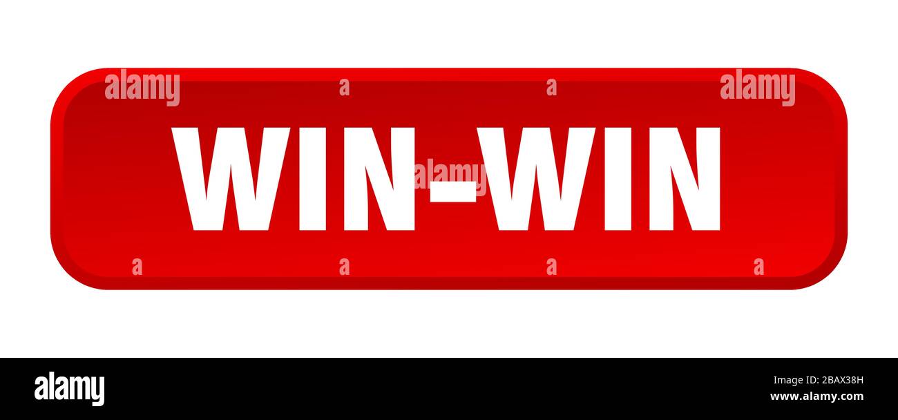 win-win button. win-win square 3d push button Stock Vector Image & Art ...