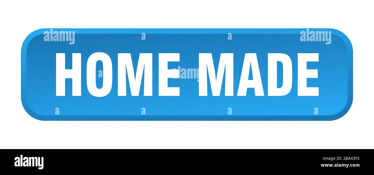 home made button. home made square 3d push button Stock Vector Image ...