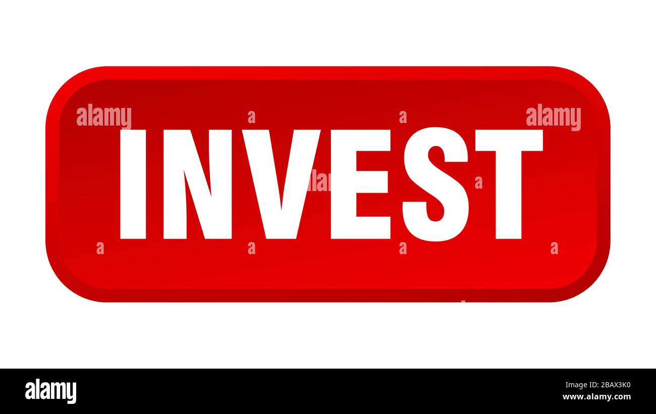 invest button. invest square 3d push button Stock Vector Image & Art ...