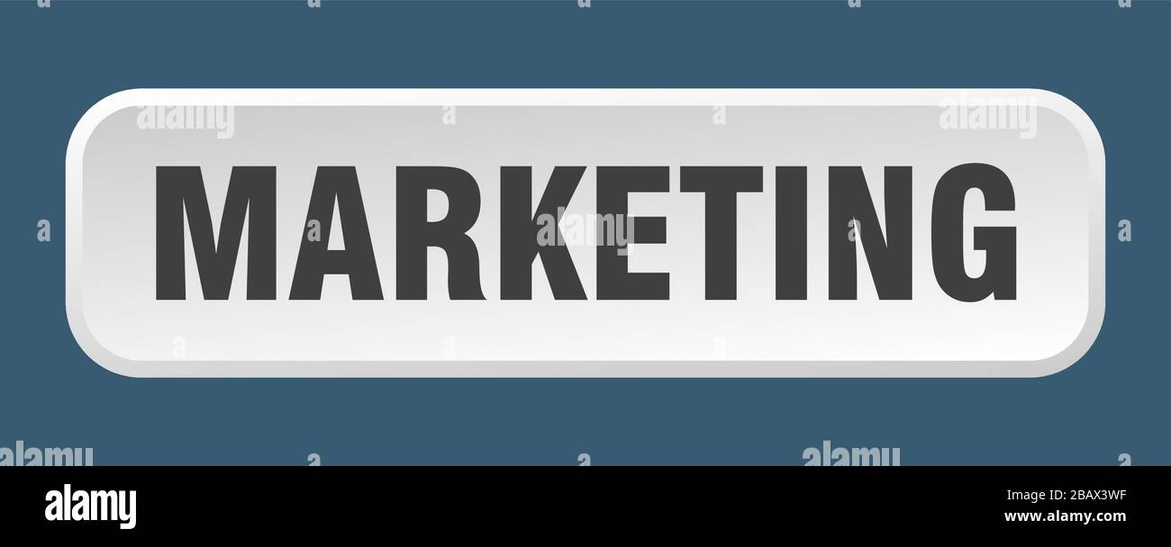 marketing button. marketing square 3d push button Stock Vector Image ...