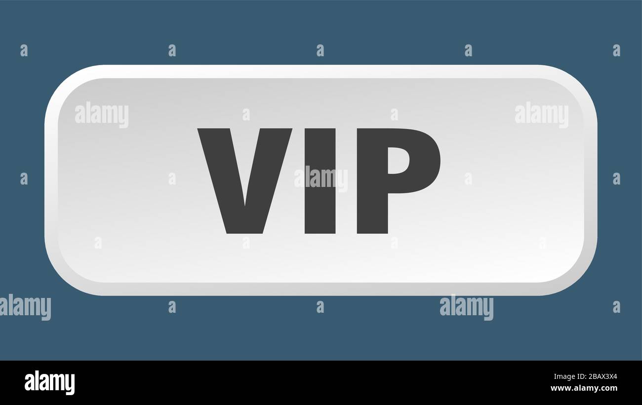 vip button. vip square 3d push button Stock Vector Image & Art - Alamy