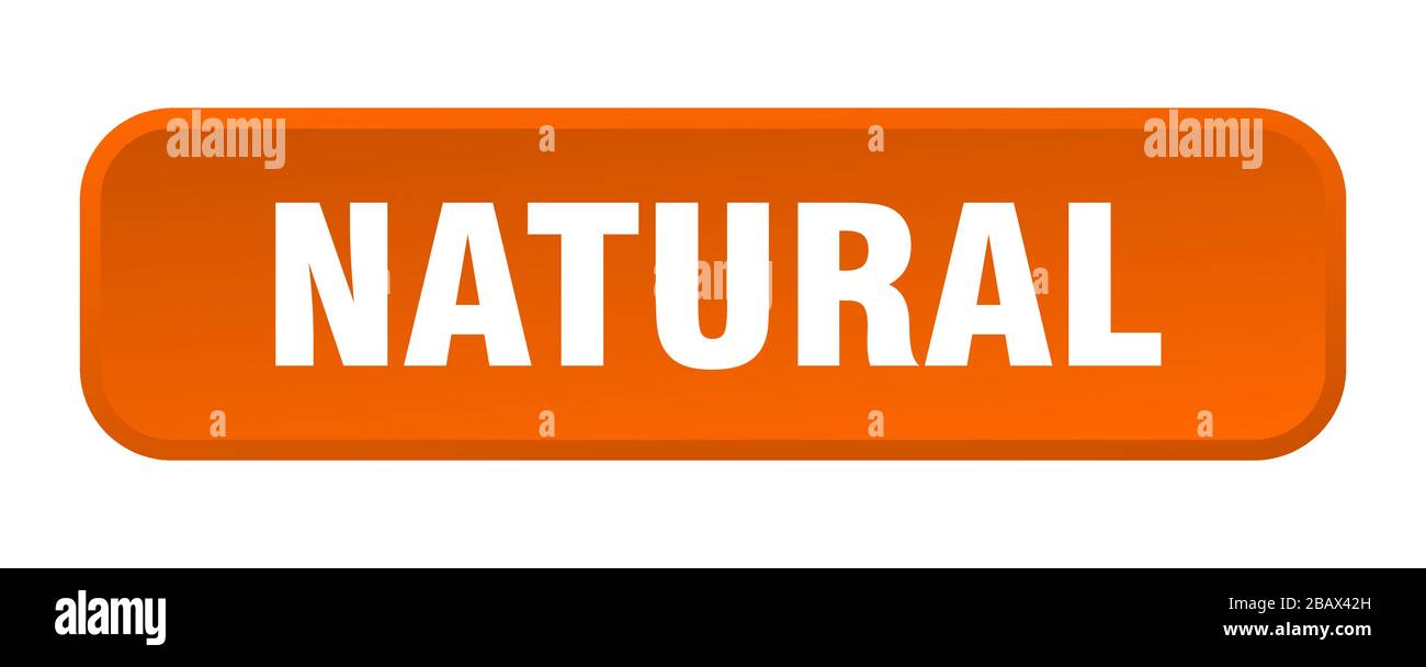 natural button. natural square 3d push button Stock Vector Image & Art ...