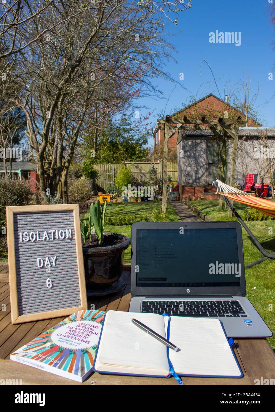 Isolation diary day 6 Stock Photo - Alamy