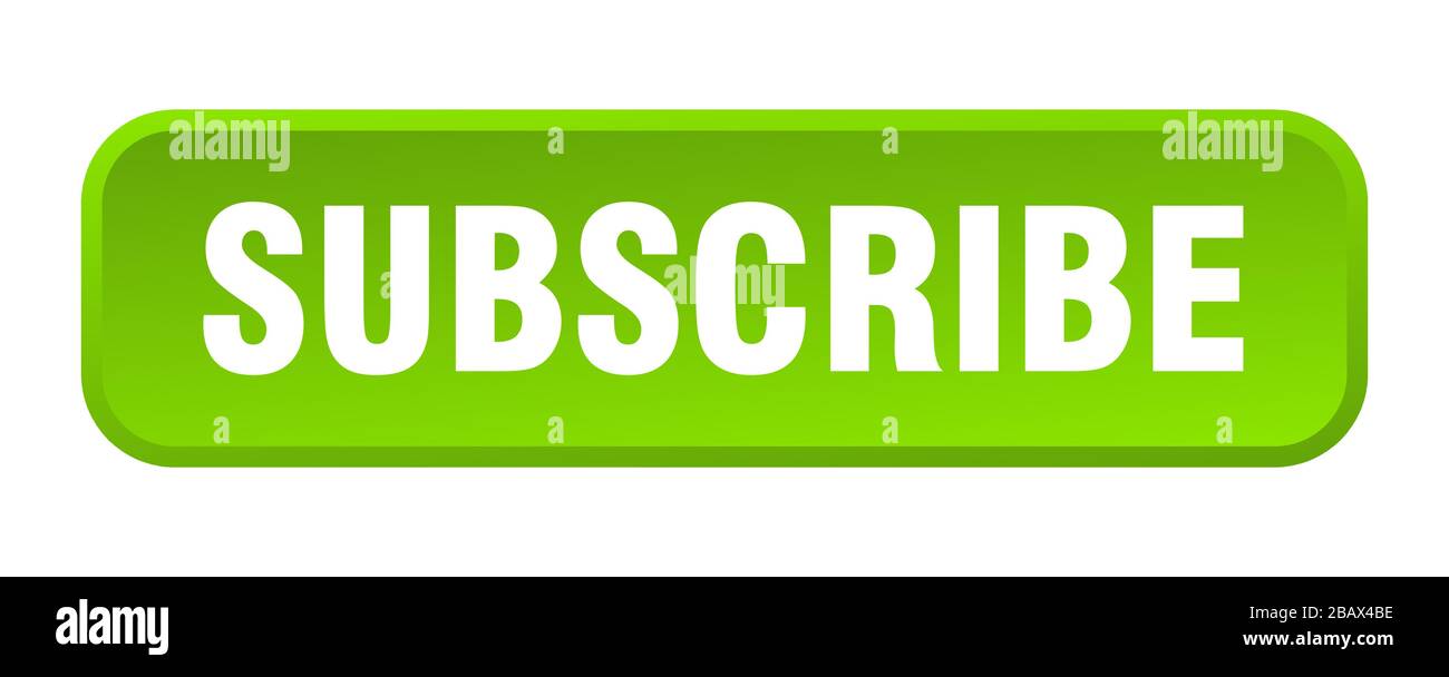 subscribe button. subscribe square 3d push button Stock Vector Image ...