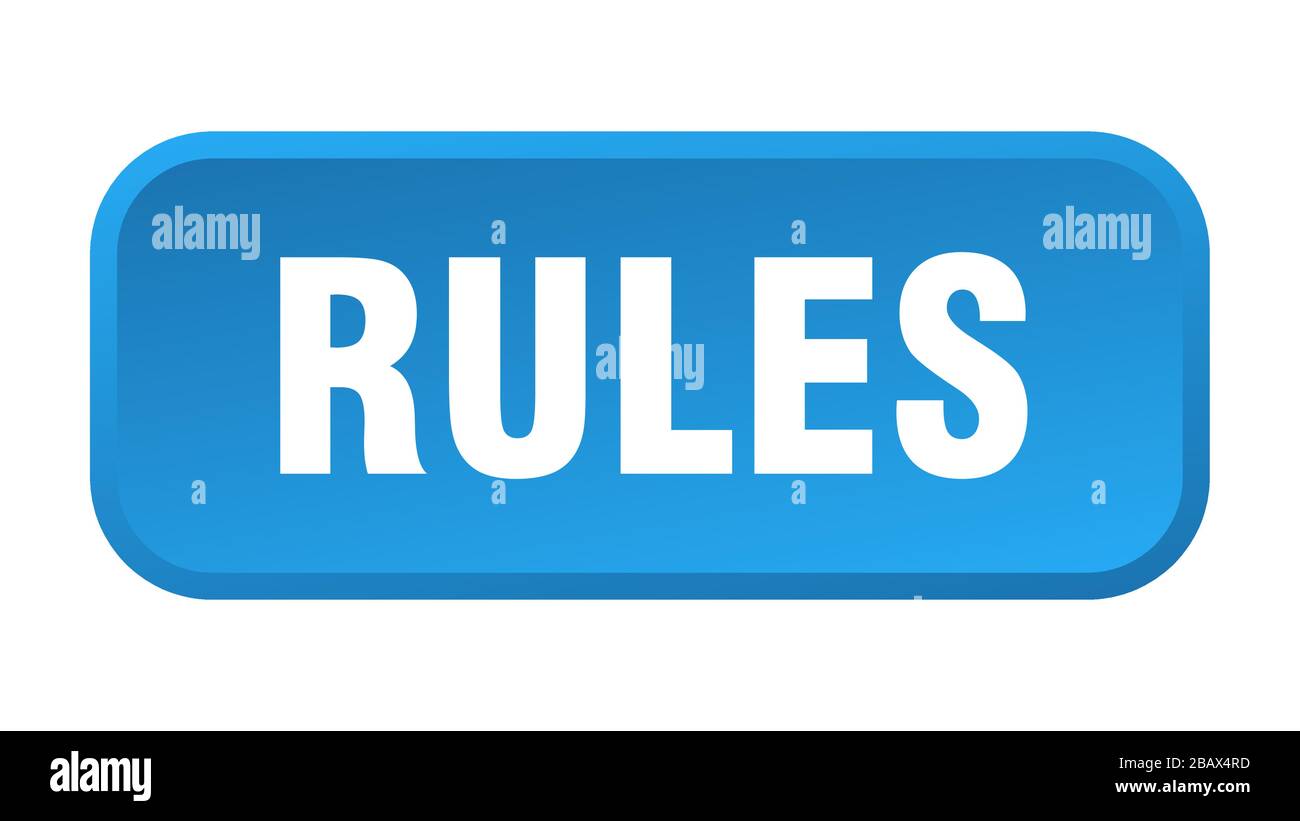 rules button. rules square 3d push button Stock Vector Image & Art - Alamy