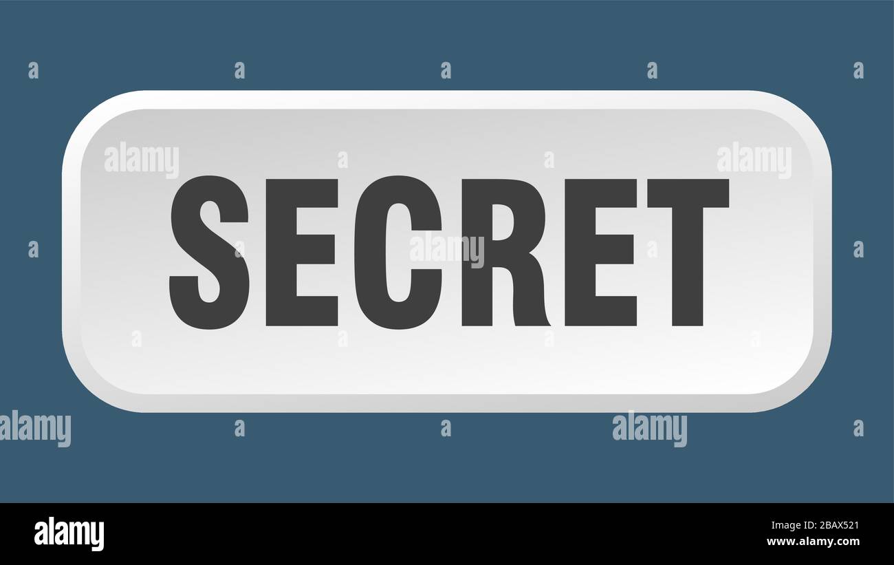 secret button. secret square 3d push button Stock Vector Image & Art ...