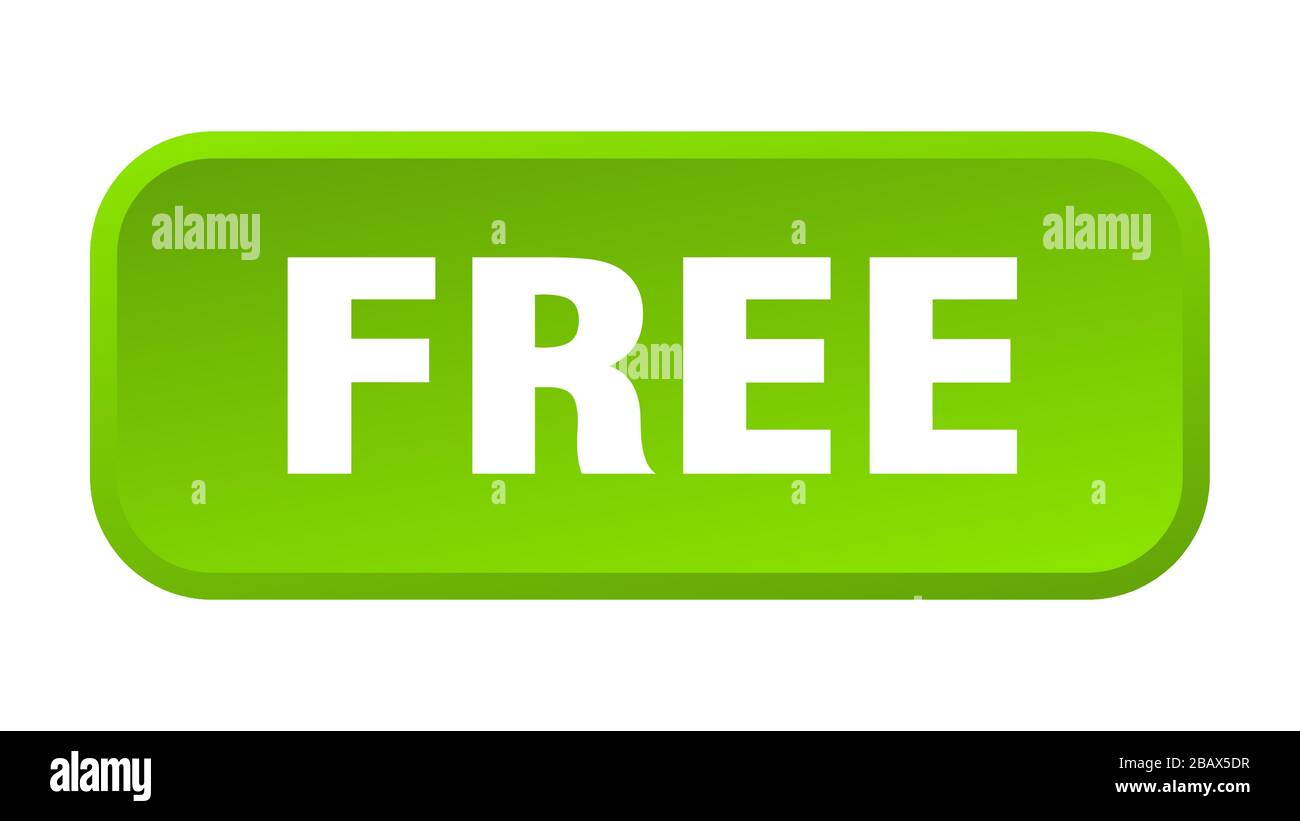 free button. free square 3d push button Stock Vector Image & Art - Alamy