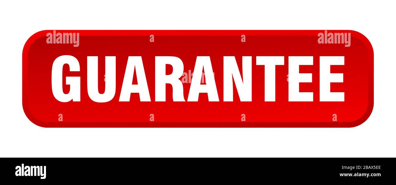 guarantee button. guarantee square 3d push button Stock Vector Image ...