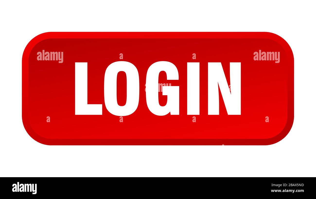 login button. login square 3d push button Stock Vector Image & Art - Alamy