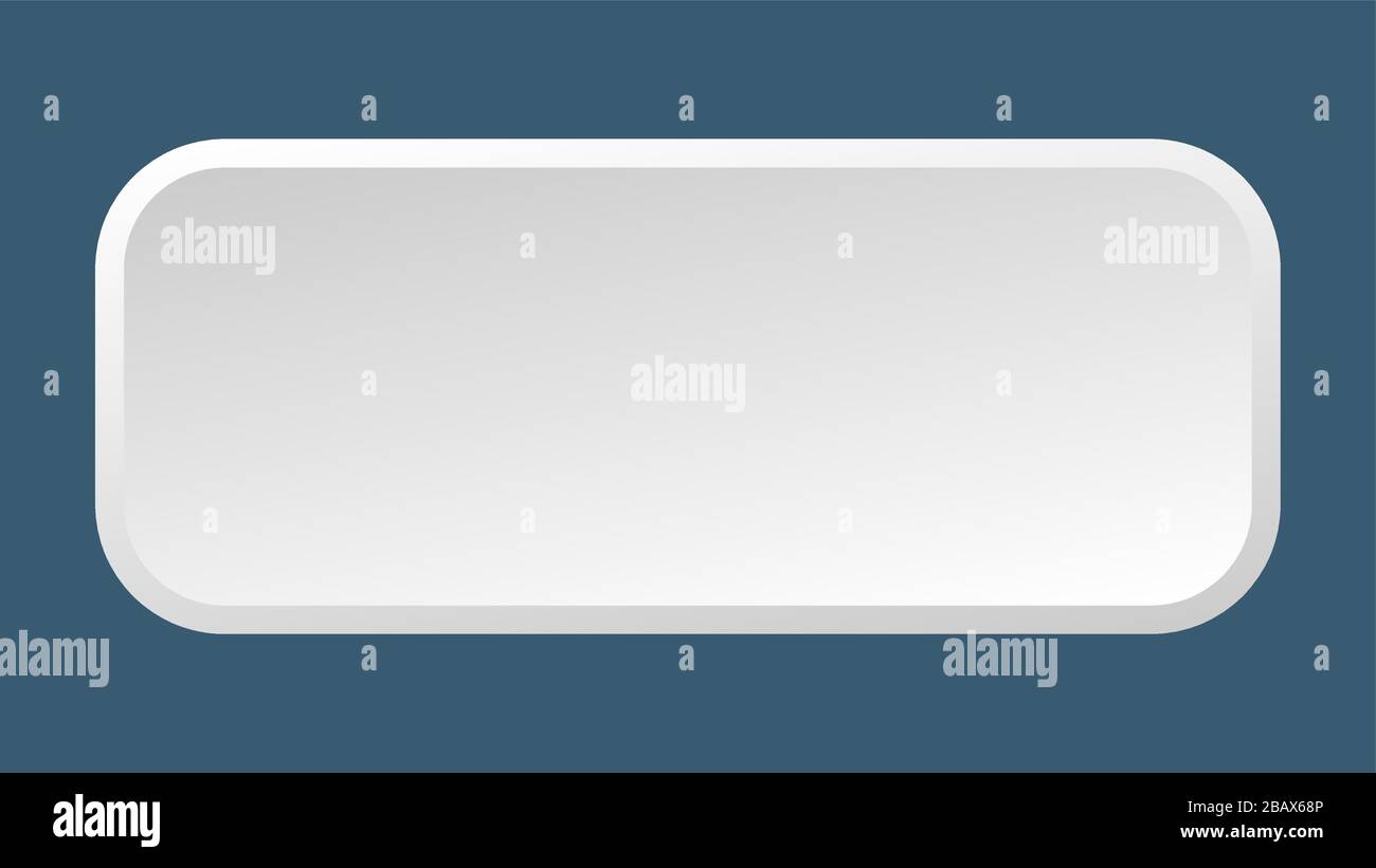 blank button. blank square 3d push button Stock Vector Image & Art - Alamy