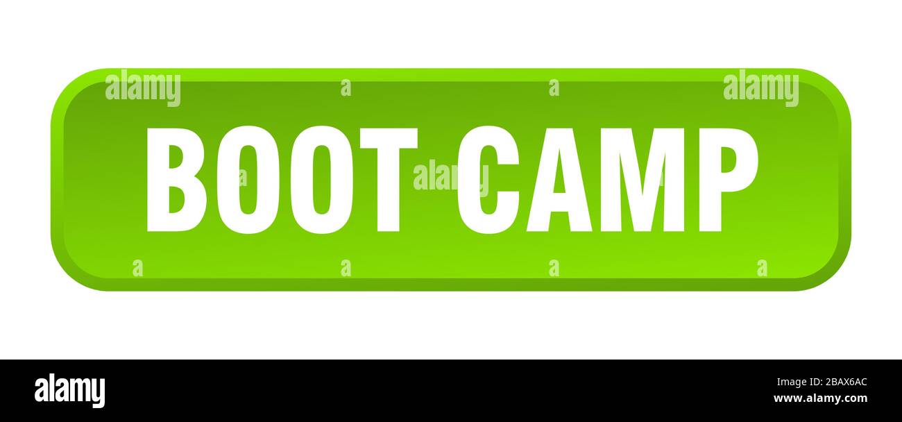 boot camp button. boot camp square 3d push button Stock Vector Image & Art - Alamy