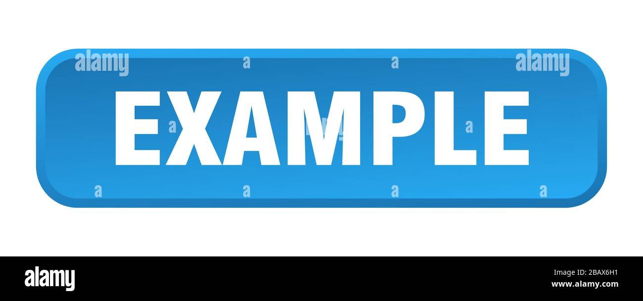 example button. example square 3d push button Stock Vector Image & Art - Alamy