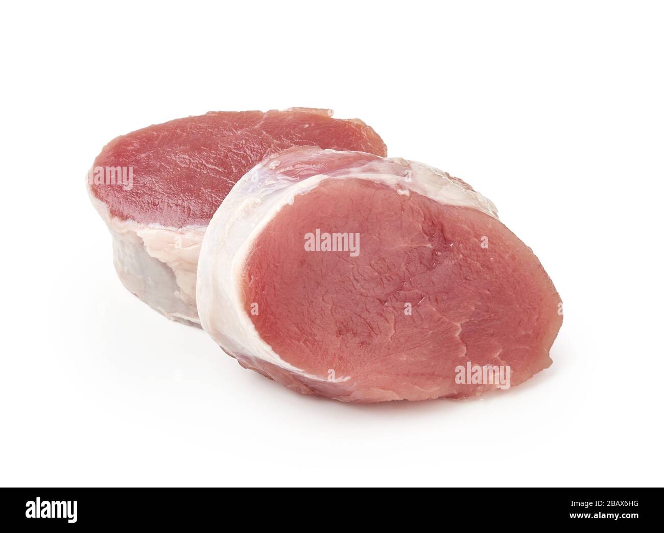 Raw pork chop Cut Out Stock Images & Pictures - Alamy