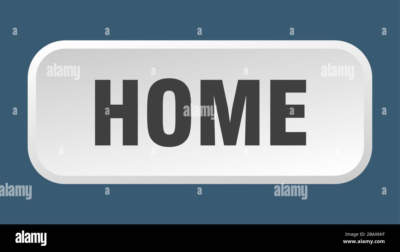 home button. home square 3d push button Stock Vector Image & Art - Alamy