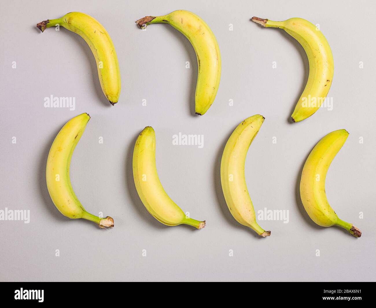 Bananas on Gradient Background Stock Photo - Alamy
