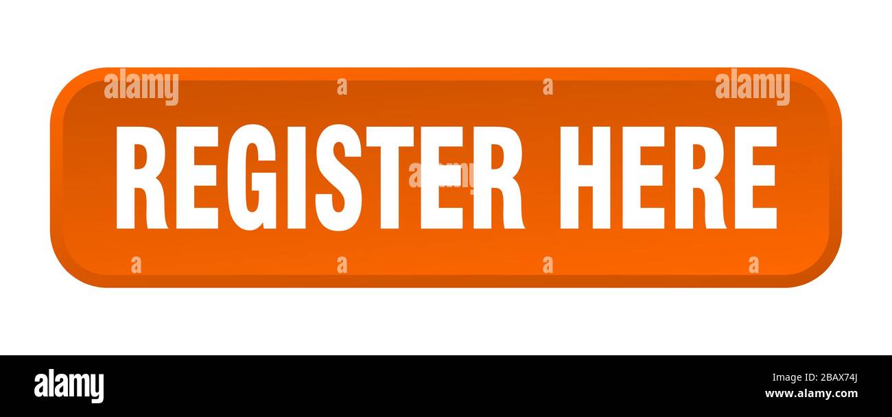 register here button. register here square 3d push button Stock Vector ...