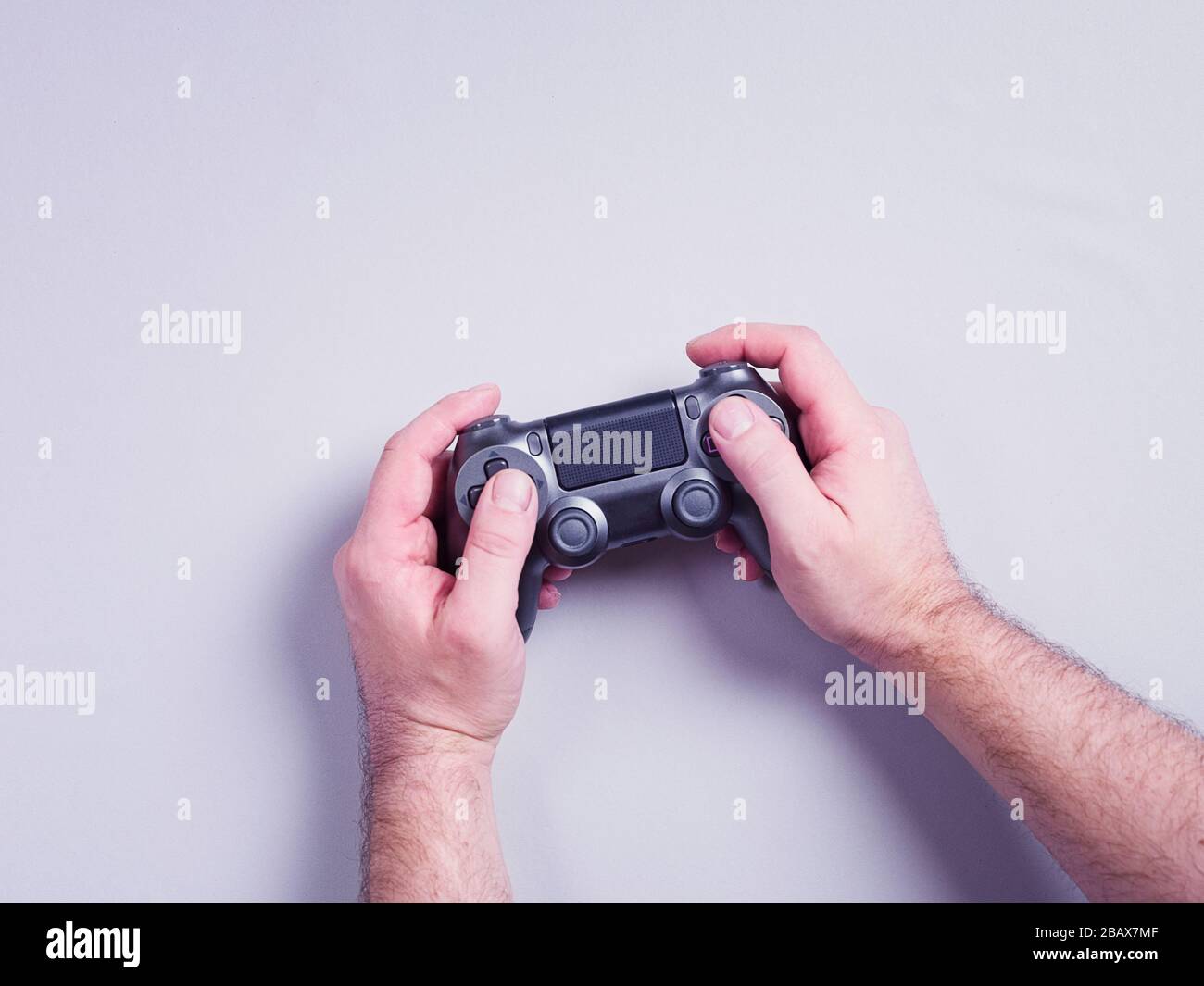 Close up hands holding joystick hi-res stock photography and images - Alamy