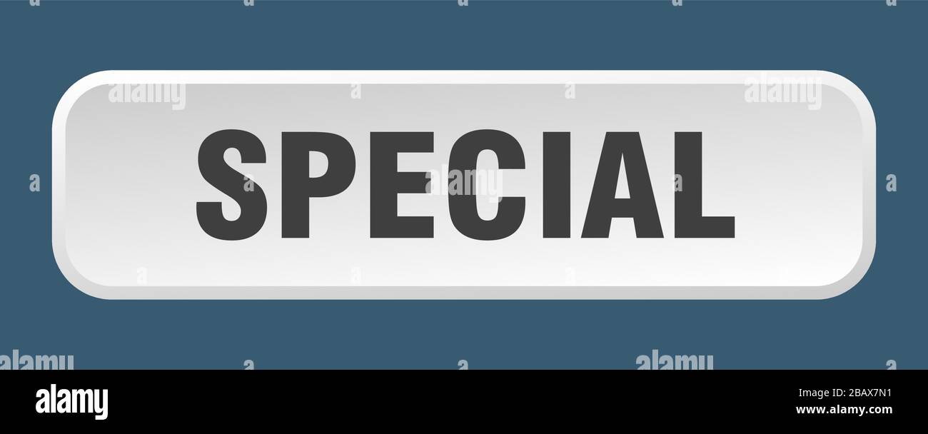 special button. special square 3d push button Stock Vector Image & Art - Alamy