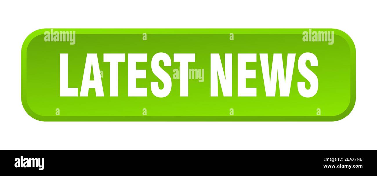 latest news button. latest news square 3d push button Stock Vector ...