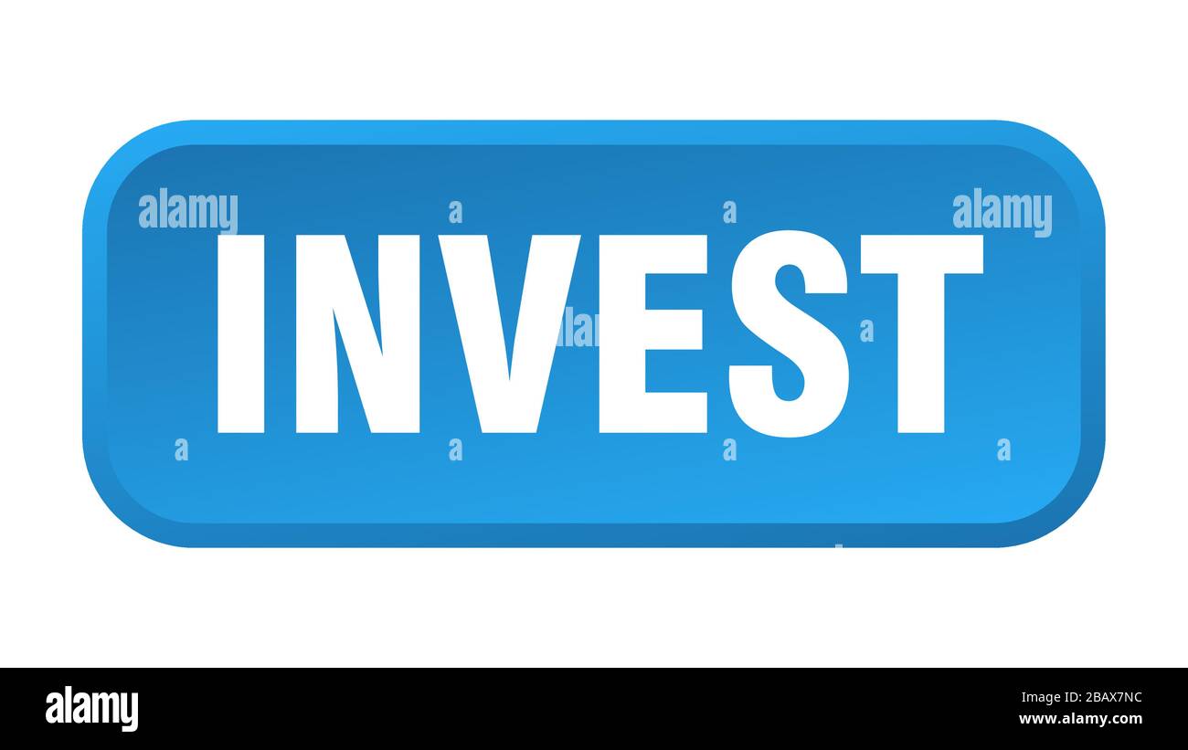 invest button. invest square 3d push button Stock Vector Image & Art ...