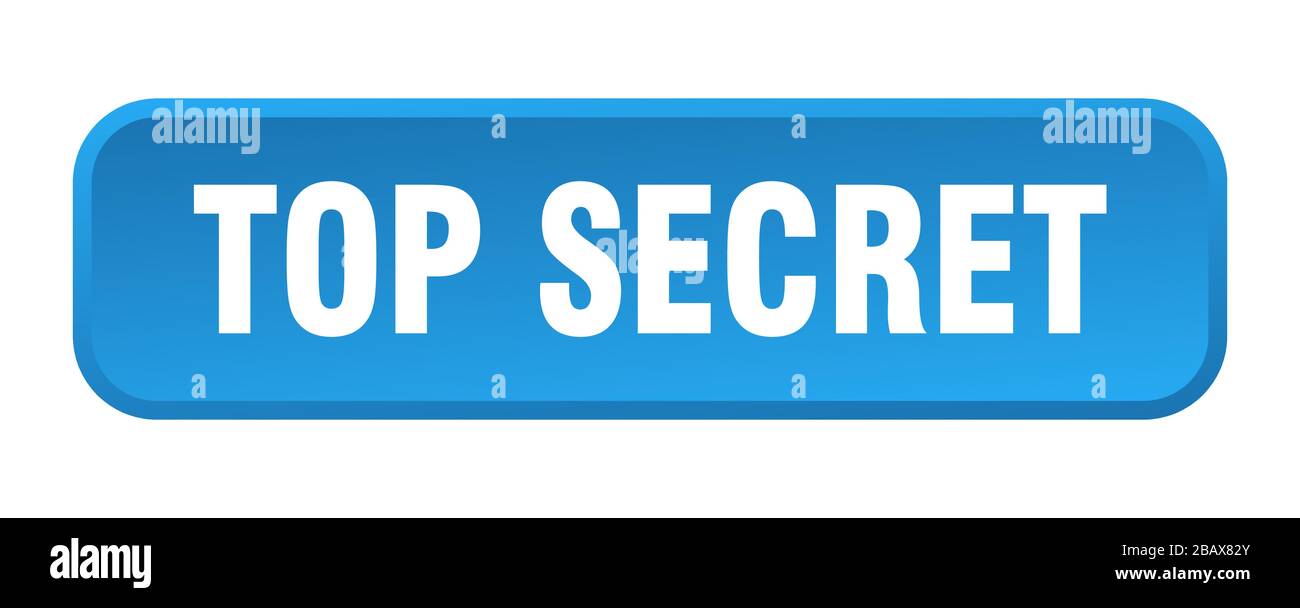 top secret button. top secret square 3d push button Stock Vector Image ...