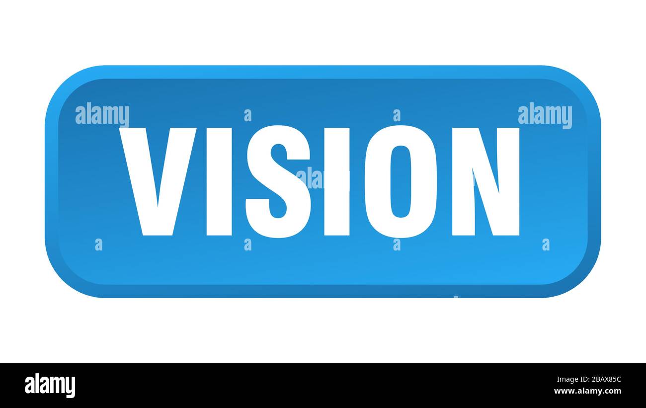 vision button. vision square 3d push button Stock Vector Image & Art ...