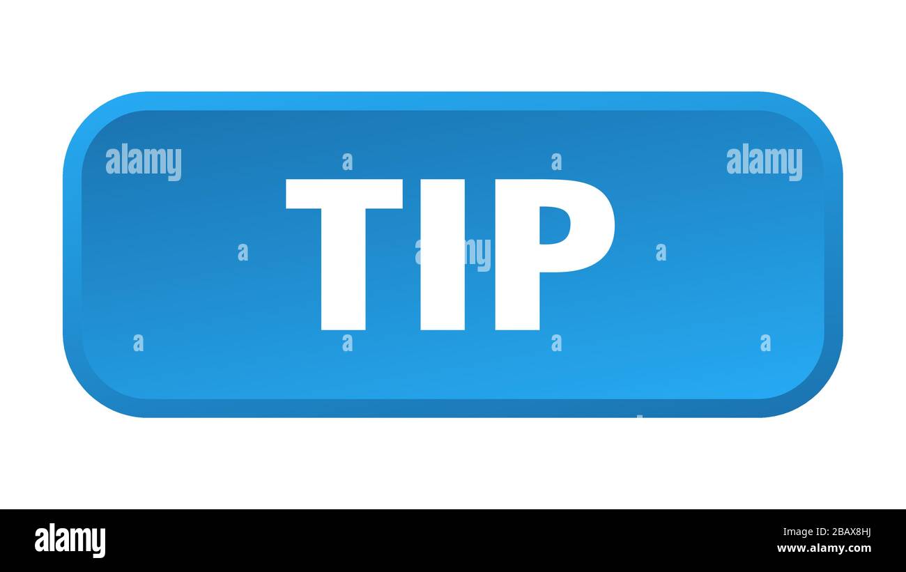 tip button. tip square 3d push button Stock Vector Image & Art - Alamy