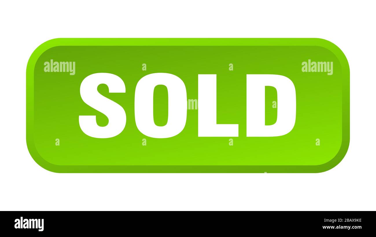 sold button. sold square 3d push button Stock Vector Image & Art - Alamy