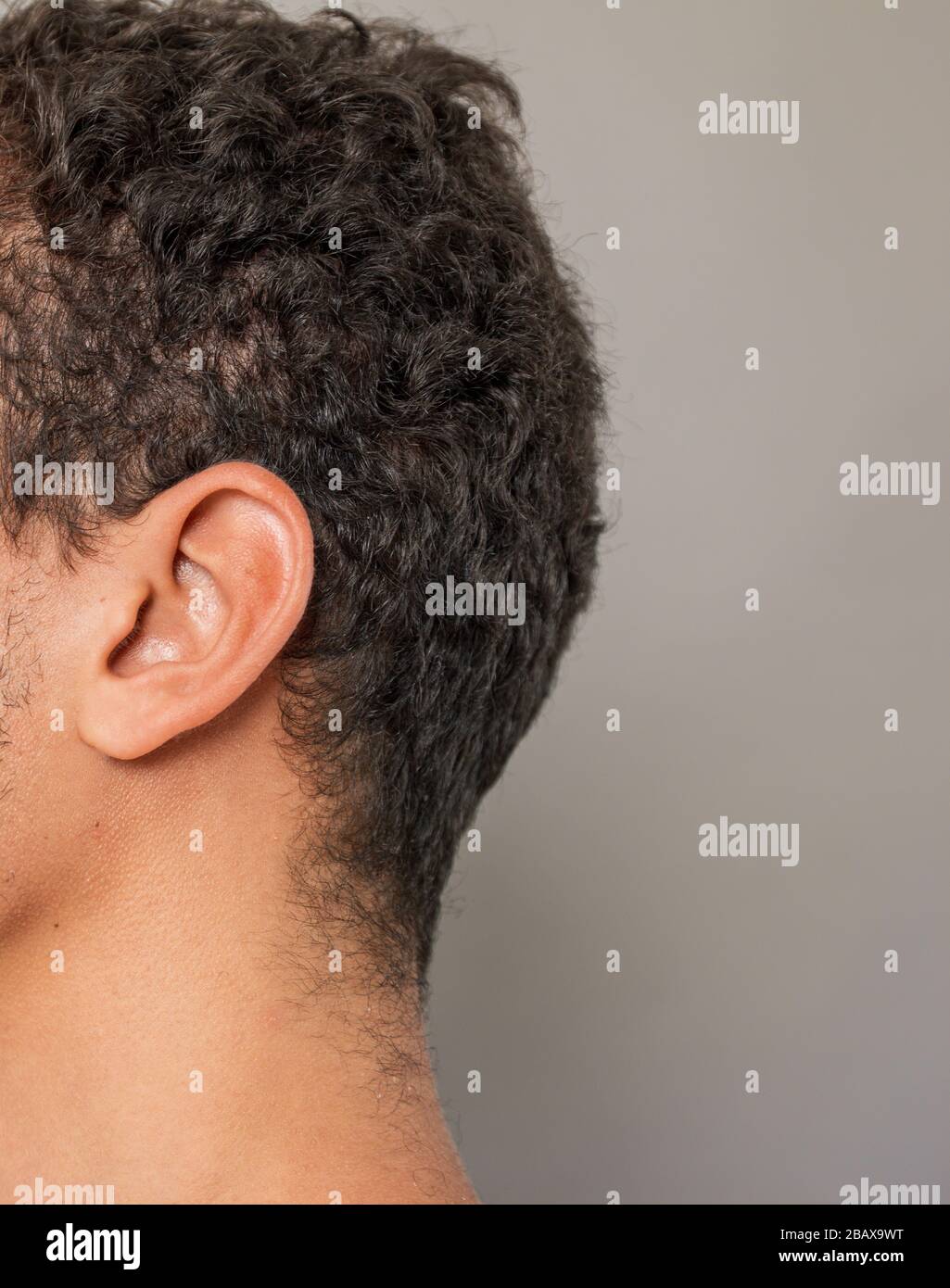 human ear detail macro close-up Stock Photo - Alamy