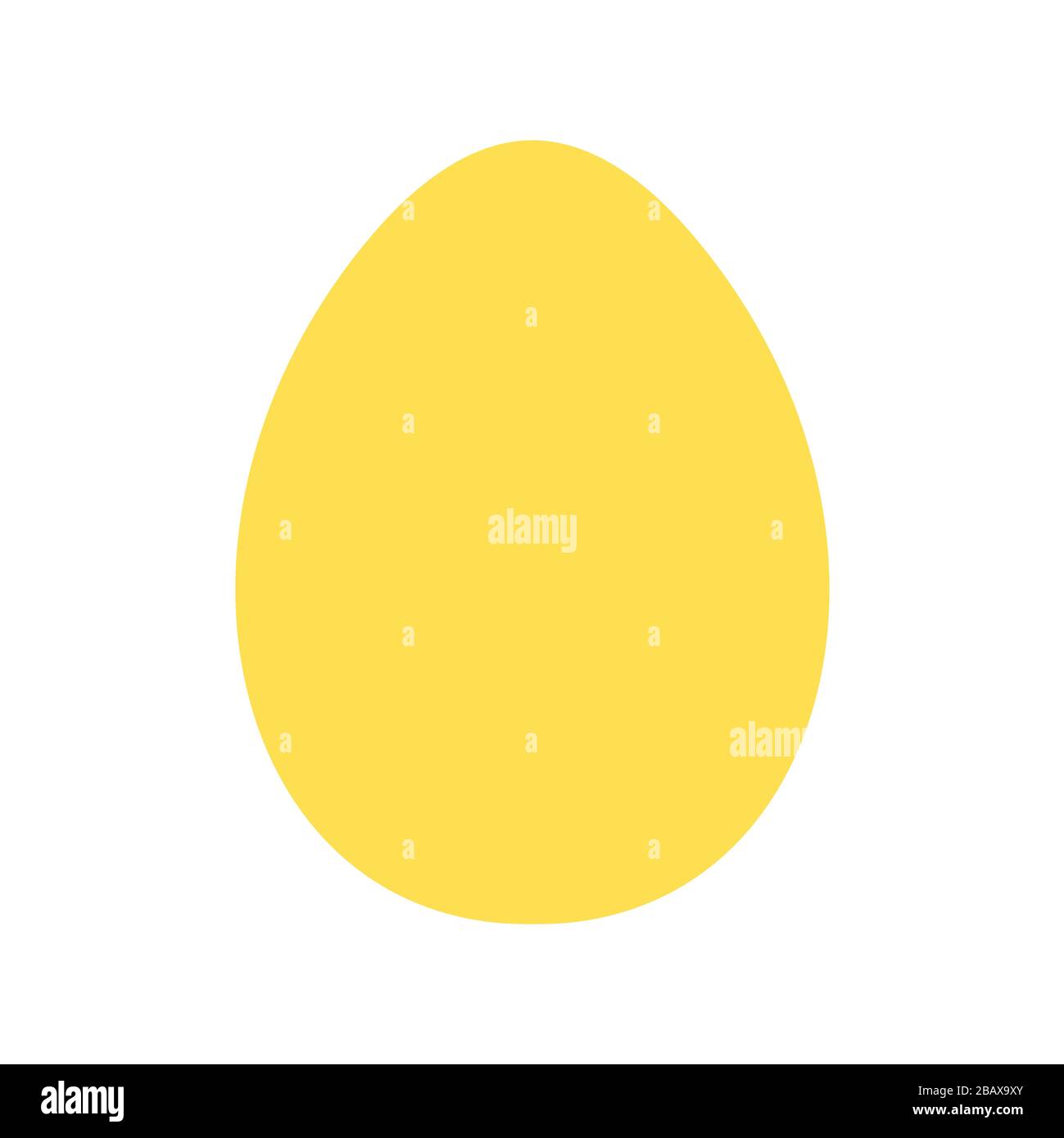 Yellow egg vector icon on white background Stock Vector Image & Art - Alamy