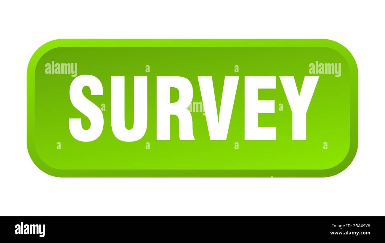 survey button. survey square 3d push button Stock Vector Image & Art ...