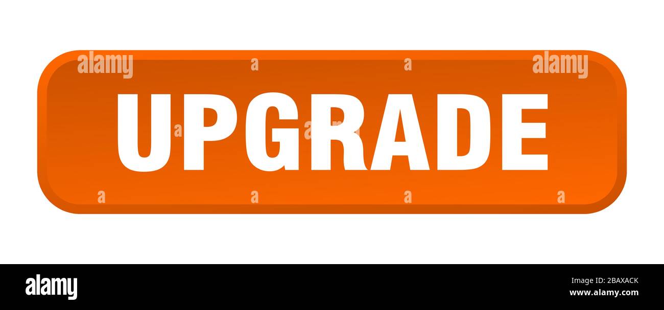 upgrade button. upgrade square 3d push button Stock Vector Image & Art - Alamy