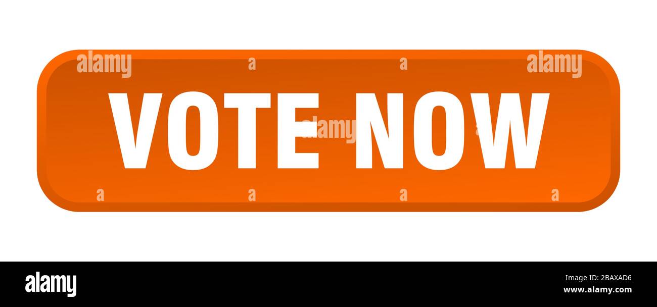 vote now button. vote now square 3d push button Stock Vector Image ...