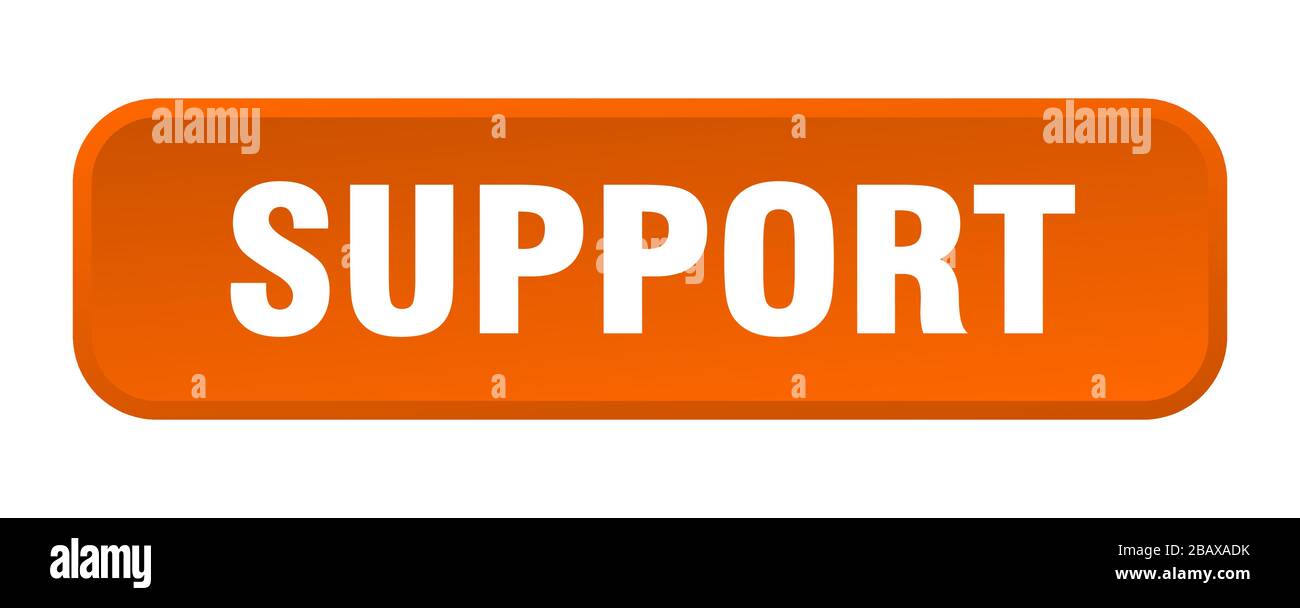 support button. support square 3d push button Stock Vector Image & Art ...