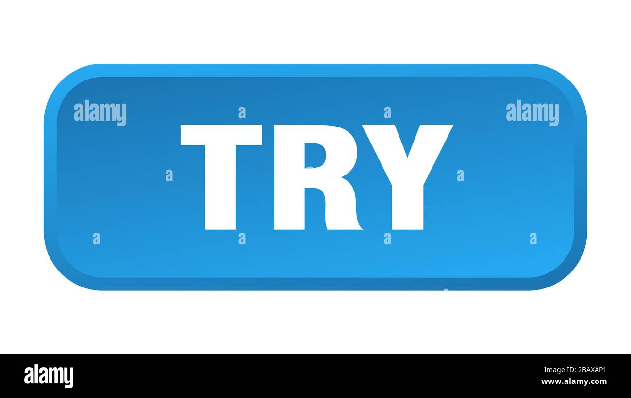 try button. try square 3d push button Stock Vector Image & Art - Alamy