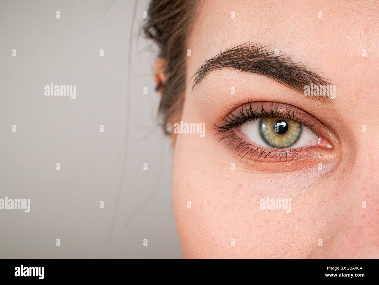 beautiful human eye close-up macro detail shot Stock Photo - Alamy