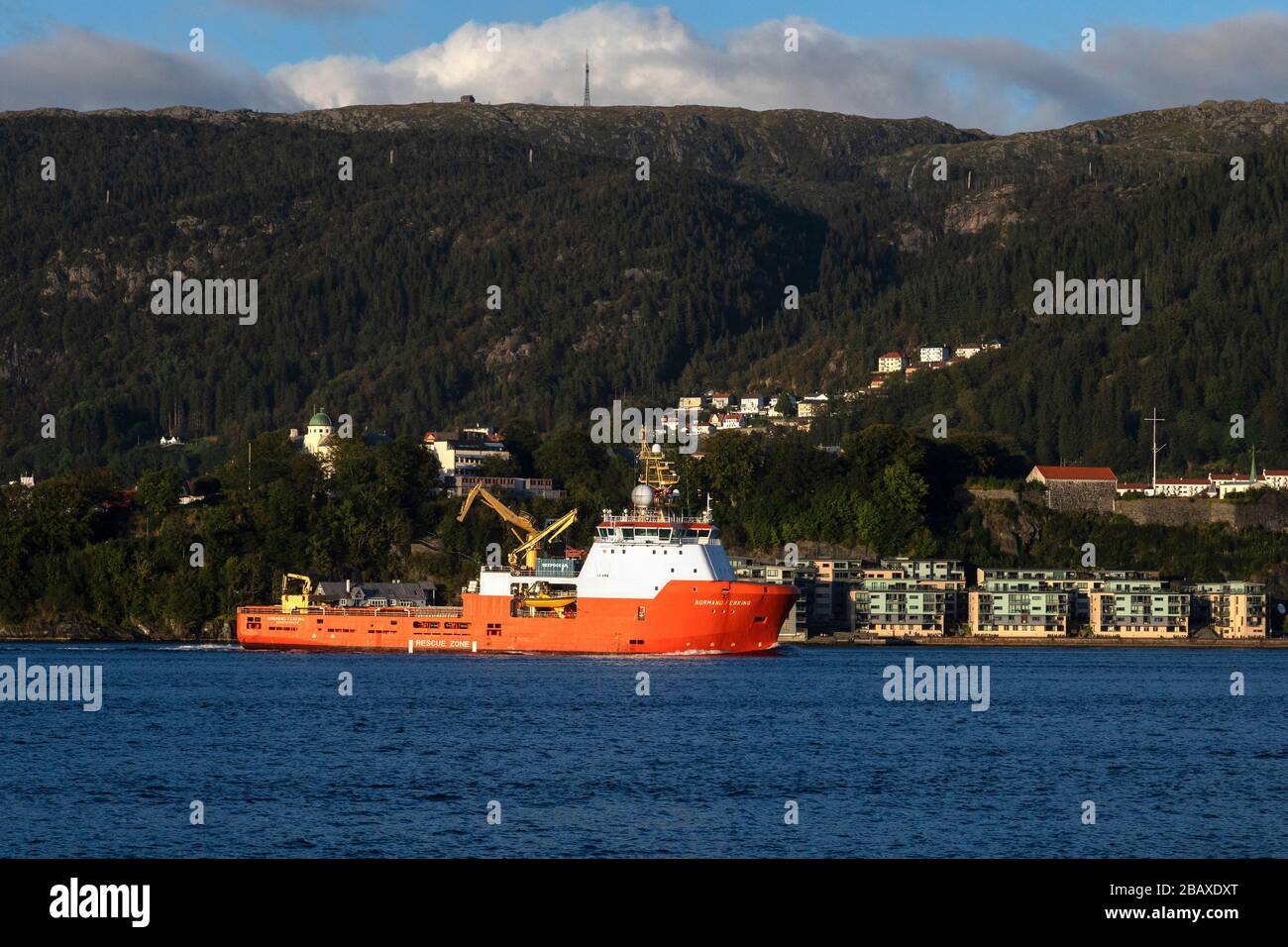 Offshore AHTS anchor handling tug supply vessel Normand Ferking ...