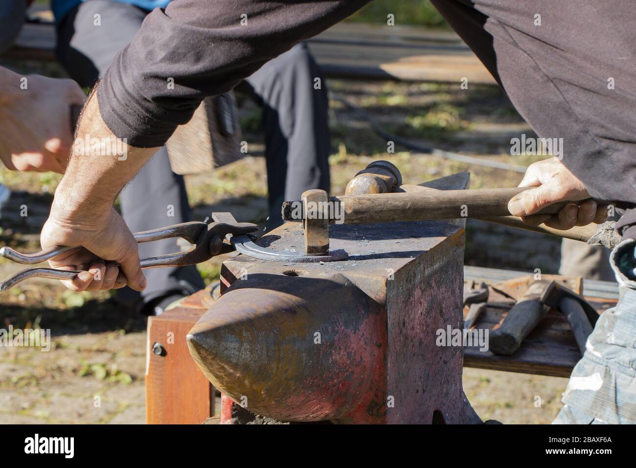 Forging hammer hi-res stock photography and images - Alamy