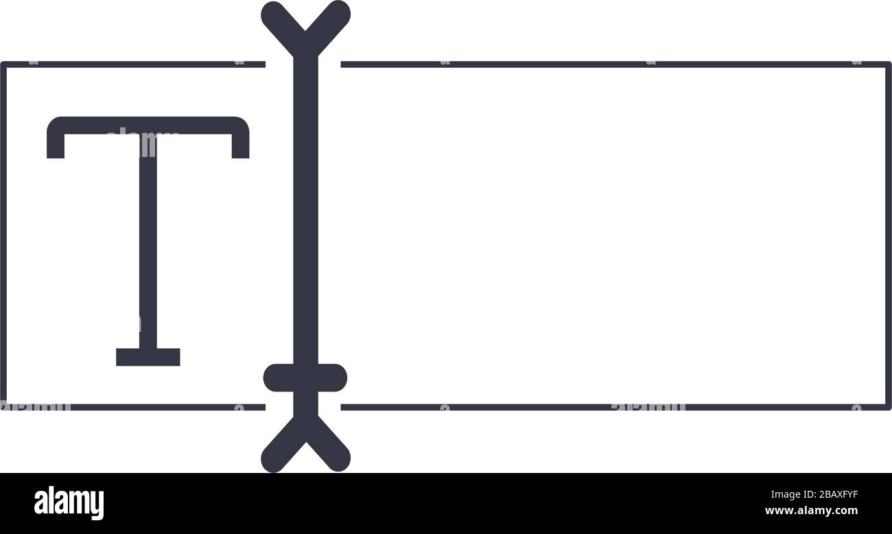 text cursor pointer, text navigator icon. Stock Vector illustration ...