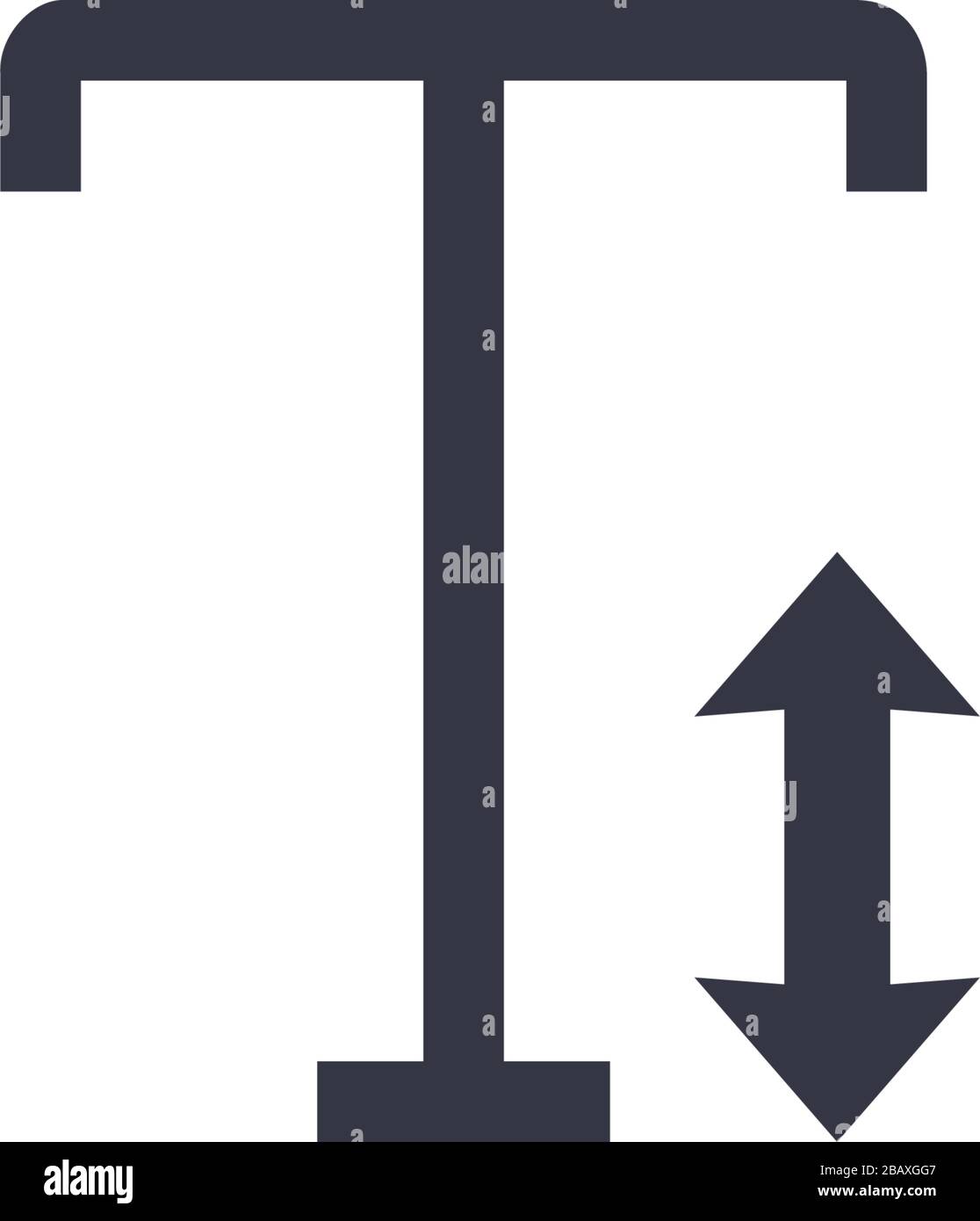 Text font size icon with arrows. Stock Vector illustration isolated ...