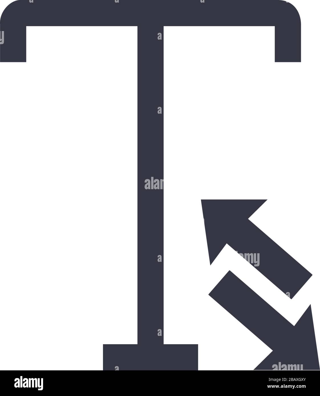 input text icon with arrows. Stock Vector illustration isolated Stock ...