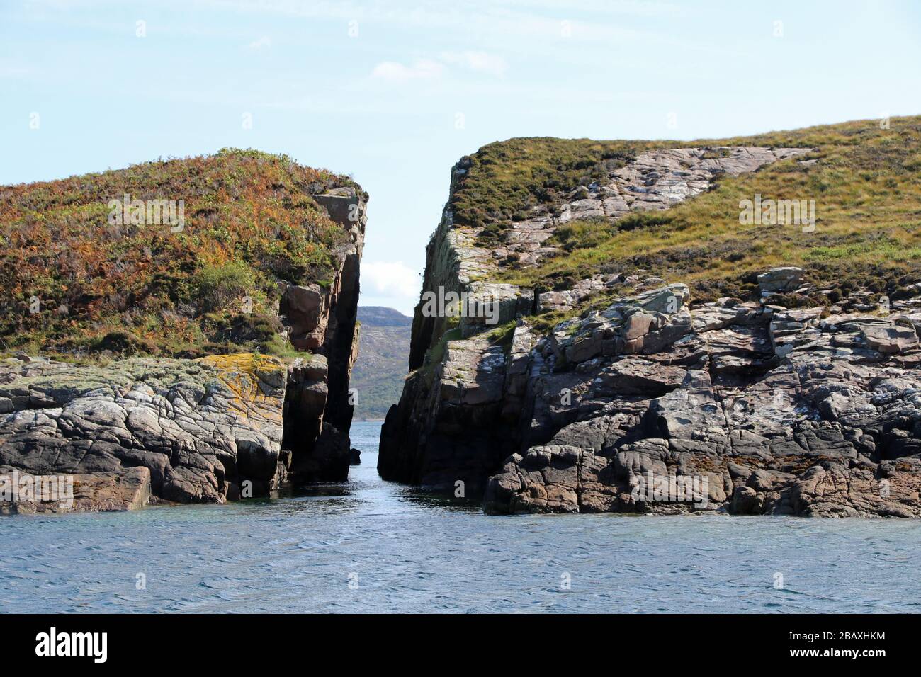 Split peninsula, Manish Point, Raasay Stock Photo - Alamy