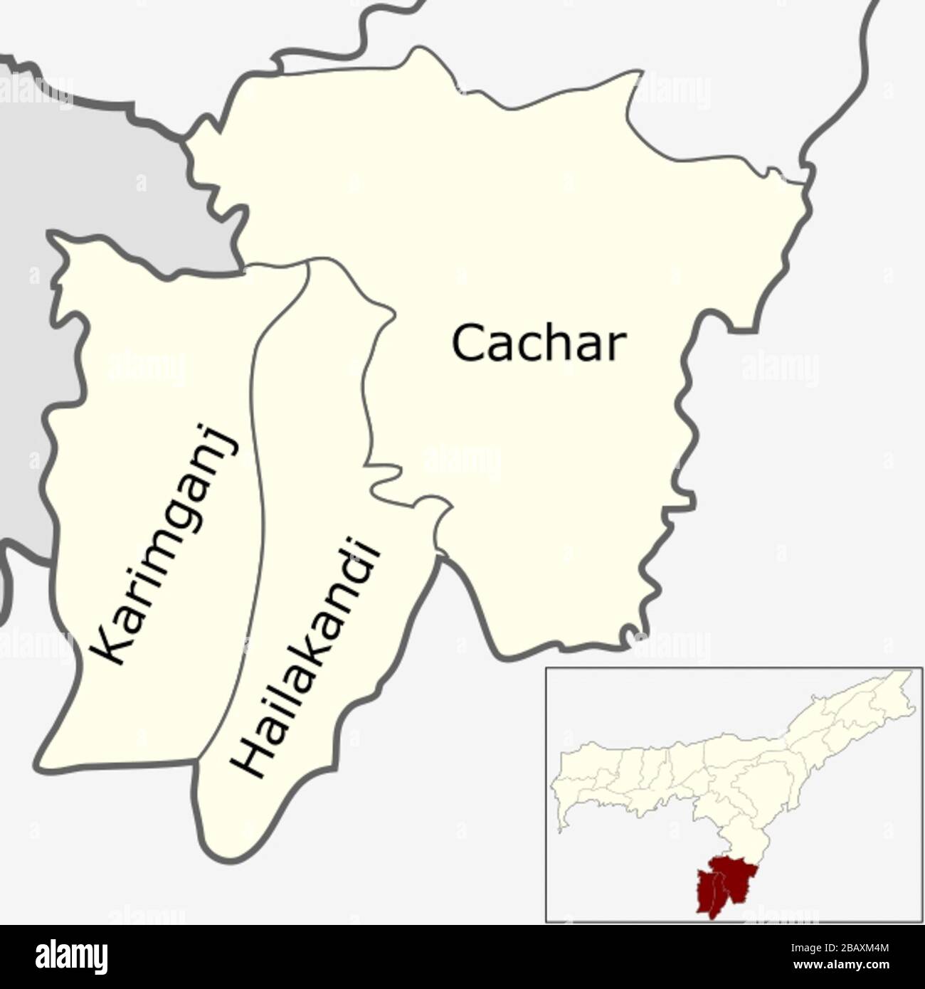 Assam map hi-res stock photography and images - Alamy