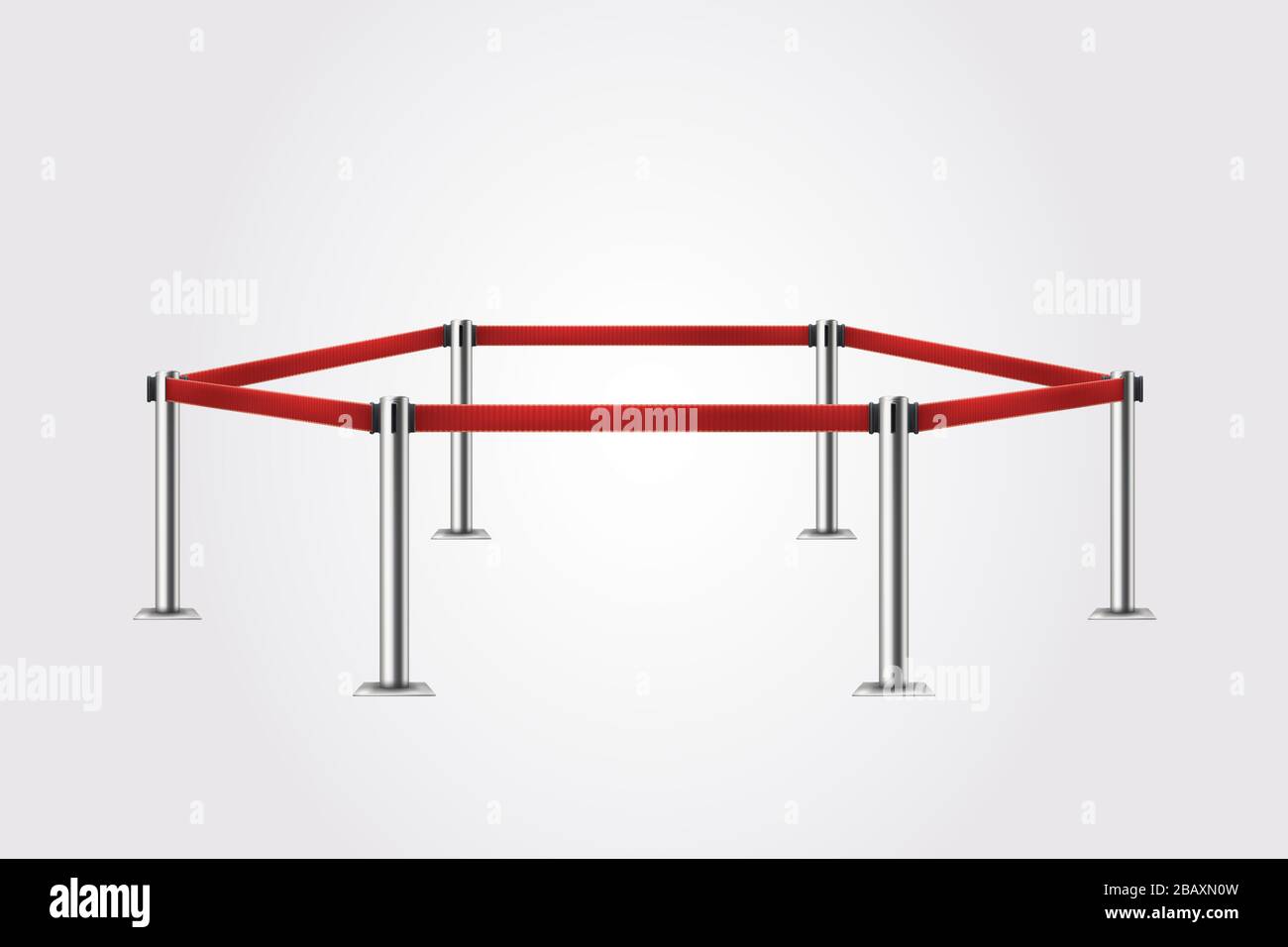 Belt barrier airport Stock Vector Images - Alamy