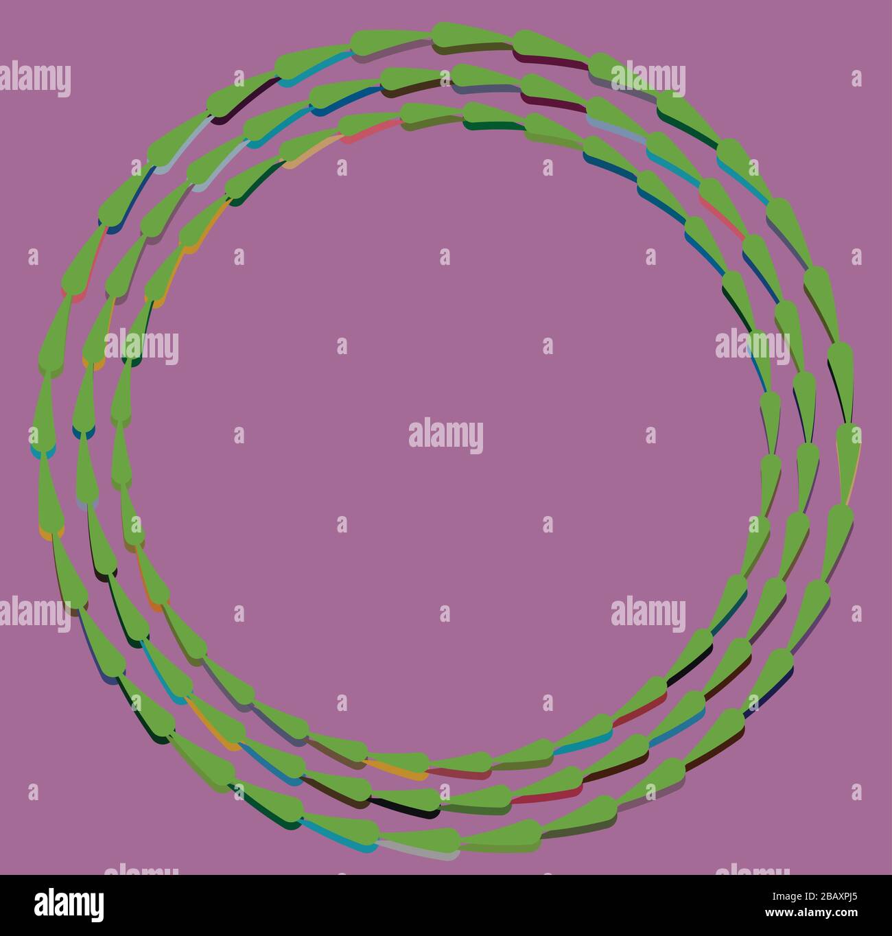 multi-color curly, coil, gyration volute shape. twine vortex rotating ...