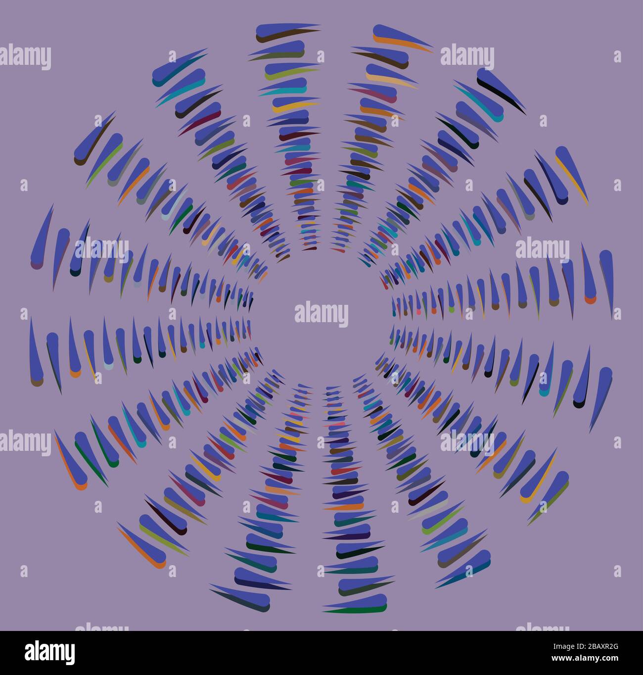 multi-color curly, coil, gyration volute shape. twine vortex rotating ...