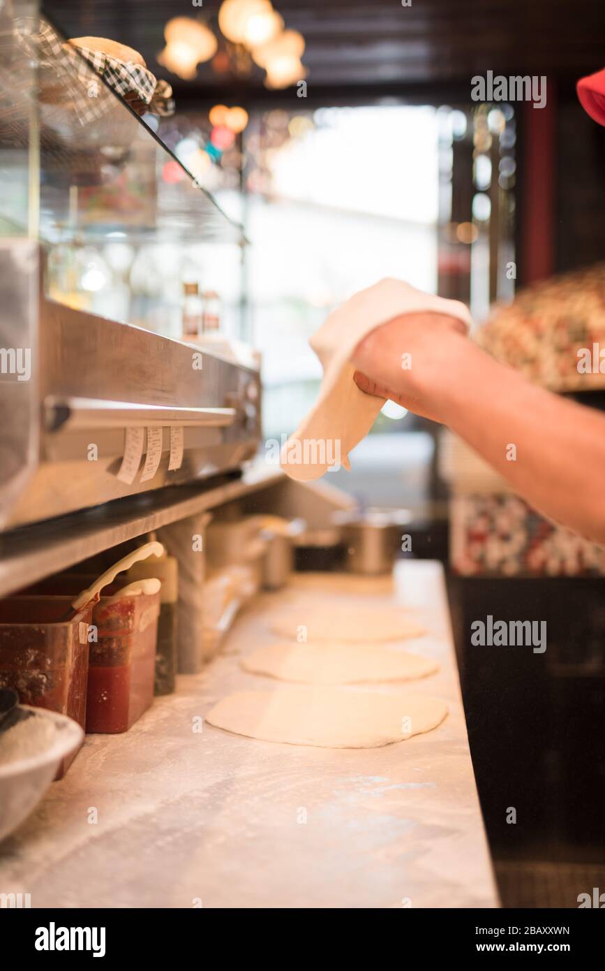 how to make pizza like a real italian Stock Photo - Alamy