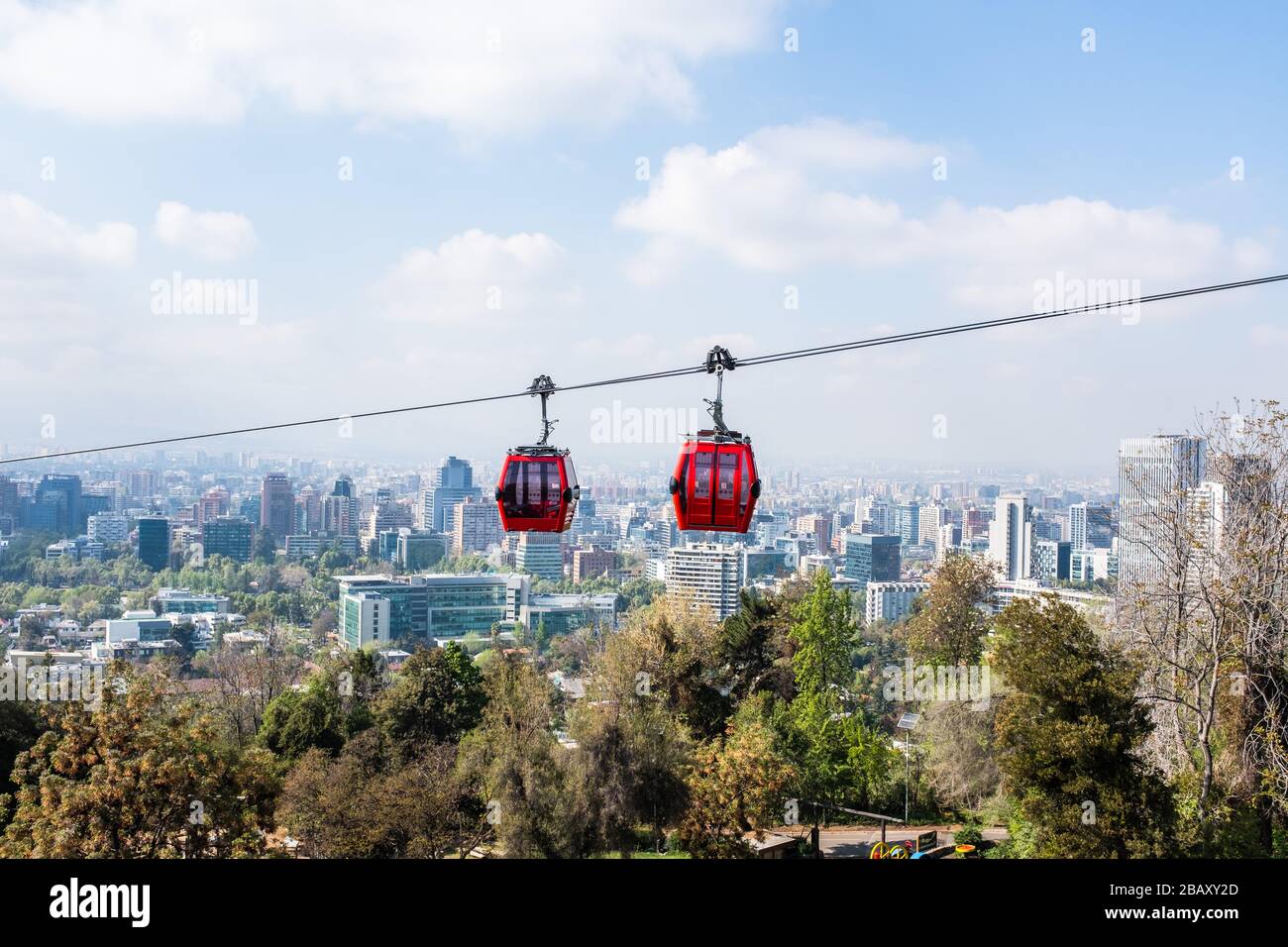 Cableway cityscape buildings hi-res stock photography and images - Alamy